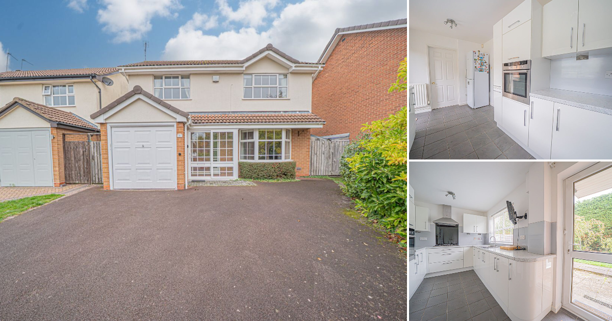4 bed detached house for sale in Muntz Crescent, Hockley Heath, B94 ...